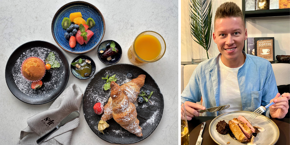 Vakarienė arba pusryčiai Solt Dining restorane